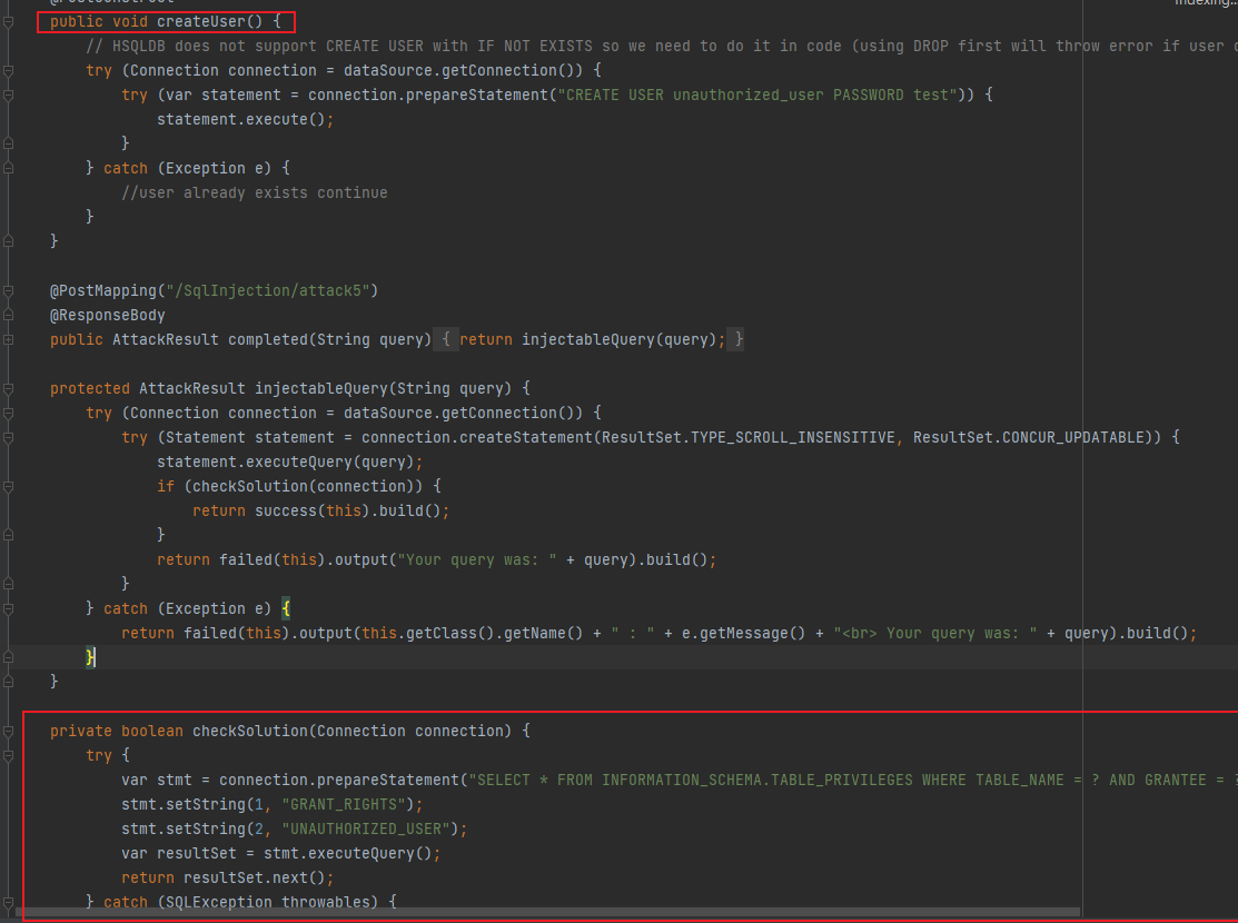 WebGoat代码审计-02-SQL注入 | Drunkbaby's Blog