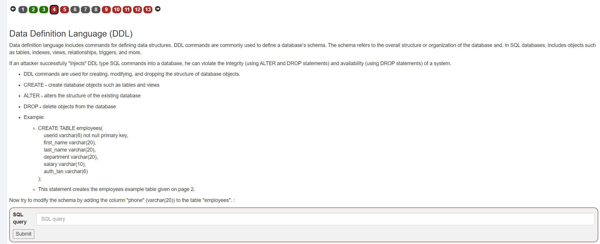 WebGoat代码审计-02-SQL注入 | Drunkbaby's Blog