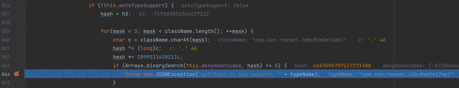 Java安全-Fastjson各版本绕过分析 - huangdi's blog