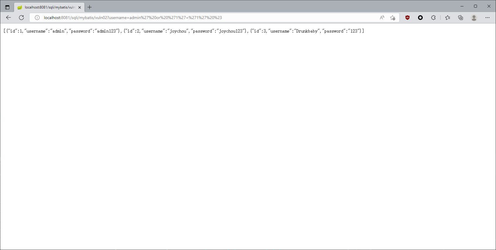 Java OWASP 中的 SQL 注入代码审计 | Drunkbaby's Blog