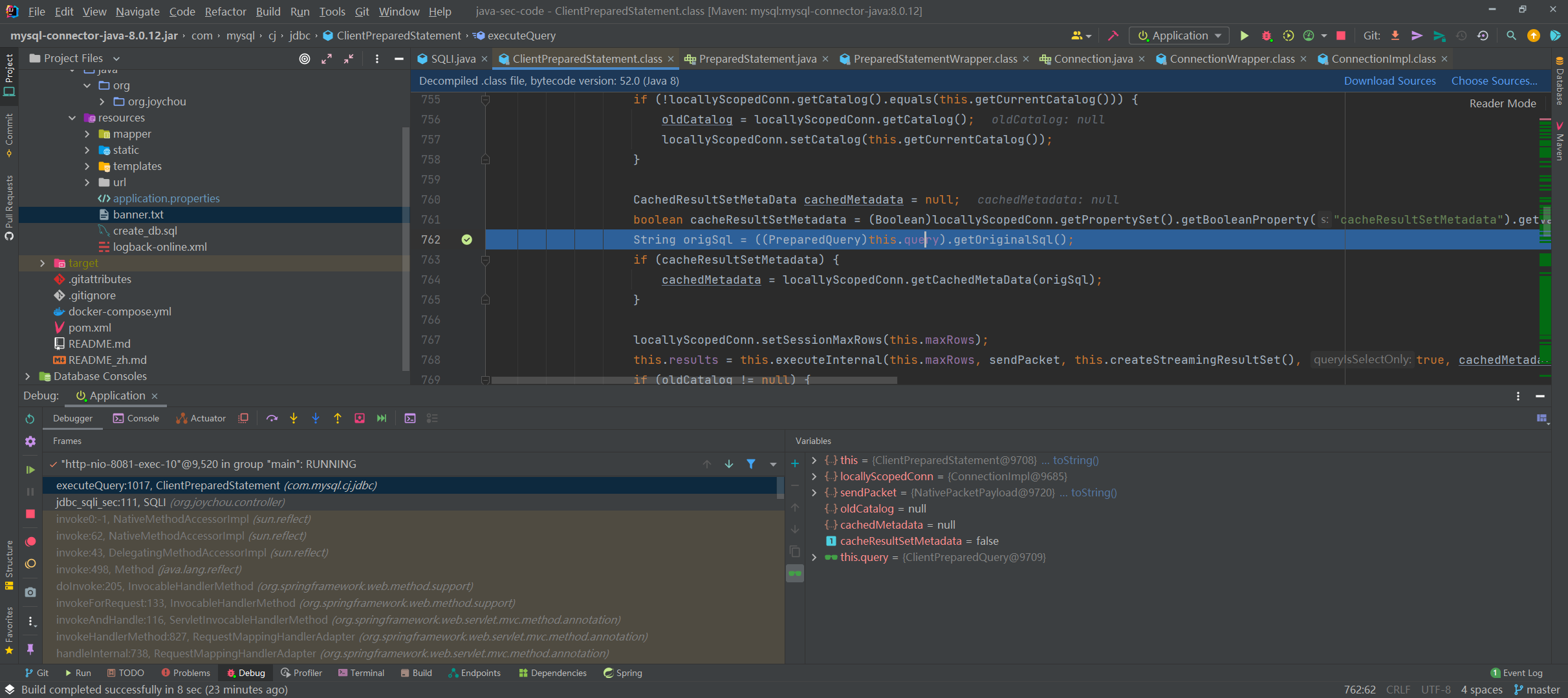 Java OWASP 中的 SQL 注入代码审计 | Drunkbaby's Blog