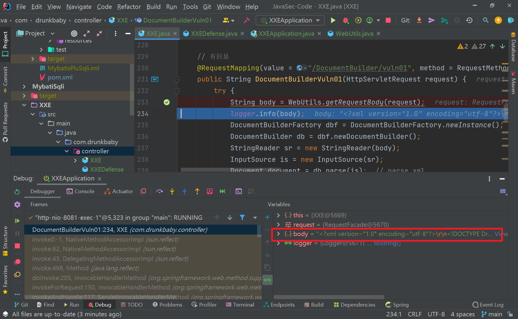 Java OWASP 中的 XXE 代码审计 | Drunkbaby's Blog