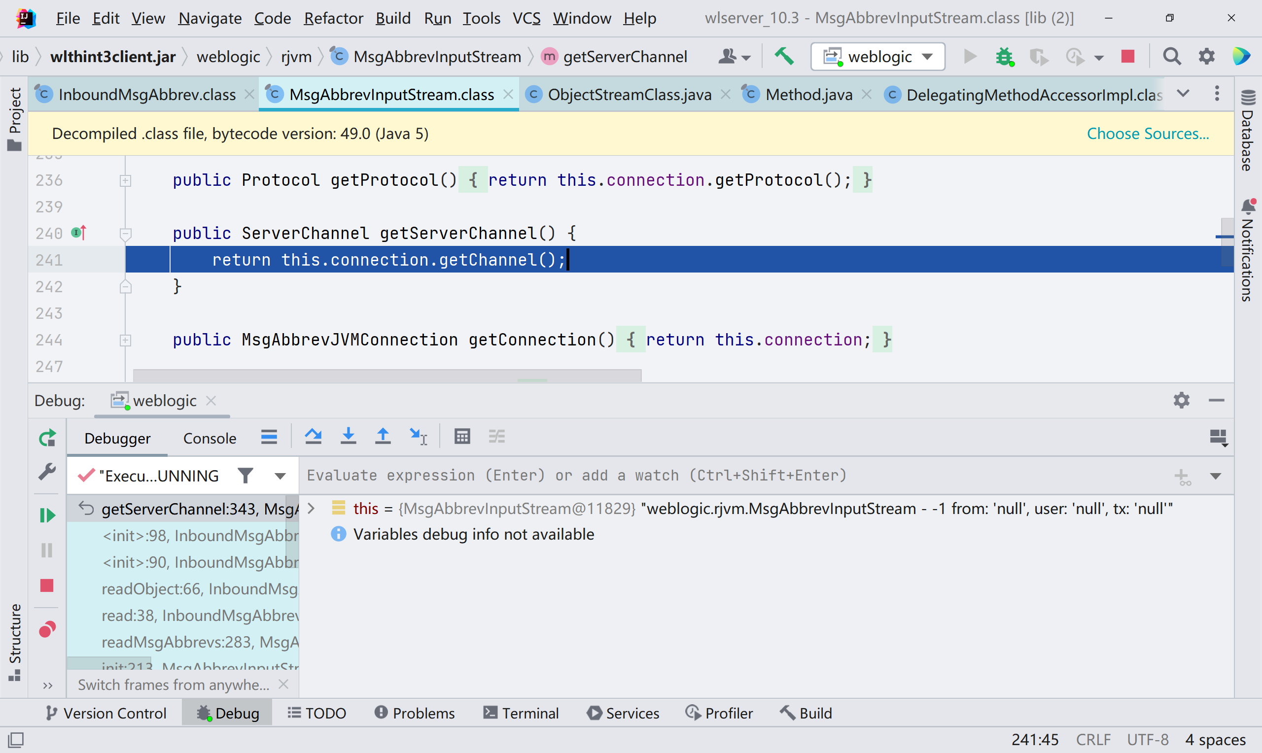 CVE-2015-4852 WebLogic T3 反序列化分析 | Drunkbaby's Blog