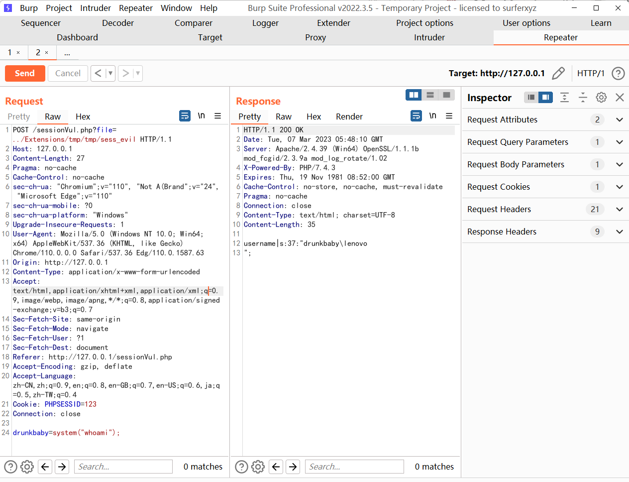 文件包含学习 | Drunkbaby's Blog